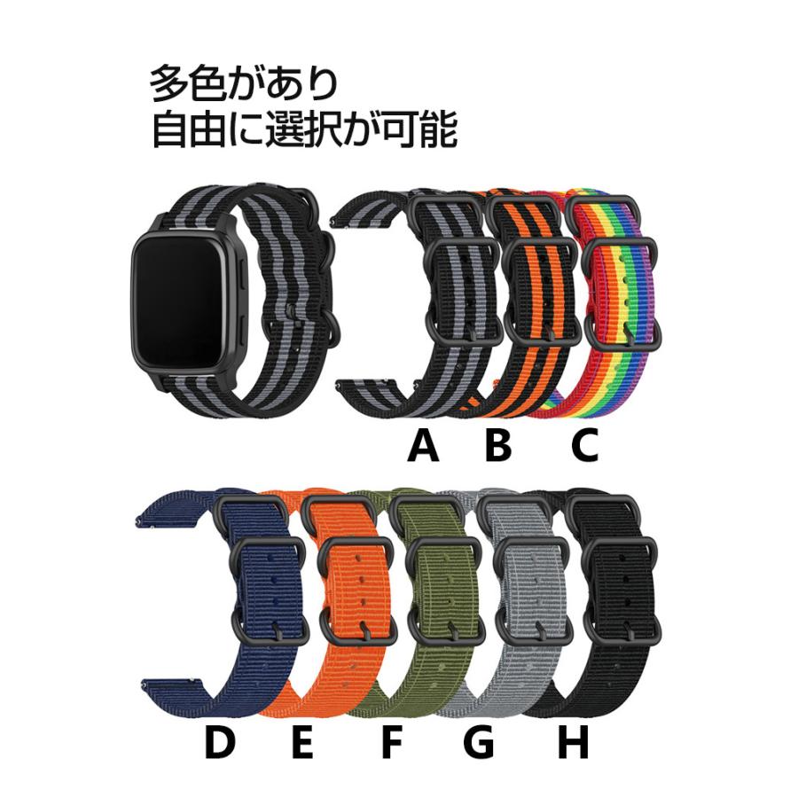 Mibro watch C3 A2 T2 GS Pro 交換 バンド ナイロン素材 おしゃれ 腕時計ベルト 替えベルト 簡単装着 人気 腕時計 ...