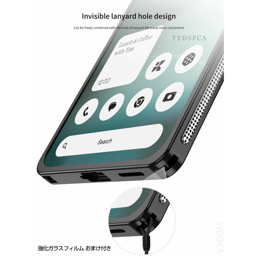 Nothing Phone (3a) Lite ケース カバー CASE アルミ合金素材 枠 フレーム 軽量 持ちやすい おしゃれ 金属 ...