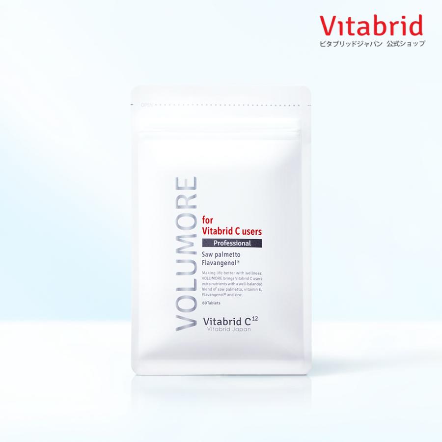 VitabridC [公式]VOLUMORE ボリューモア ノコギリヤシ320mg 亜鉛（国内製造）栄養機能食品 60粒入/約30回分 ...