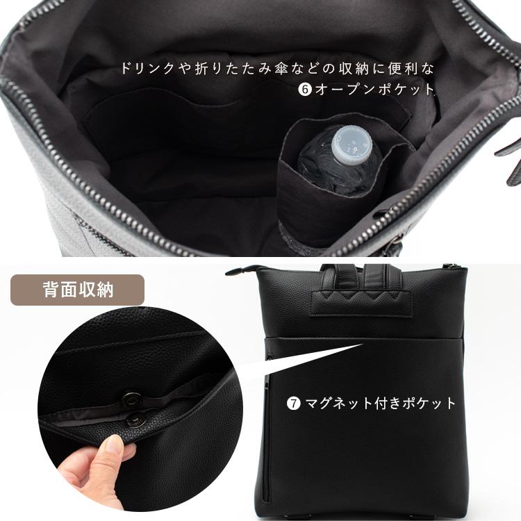 VitaFelice リュック レディース 軽い 大容量9ポケット a4 PC収納 大きめ ハンドル付き スクエア ビジネスリュック 通勤 ...