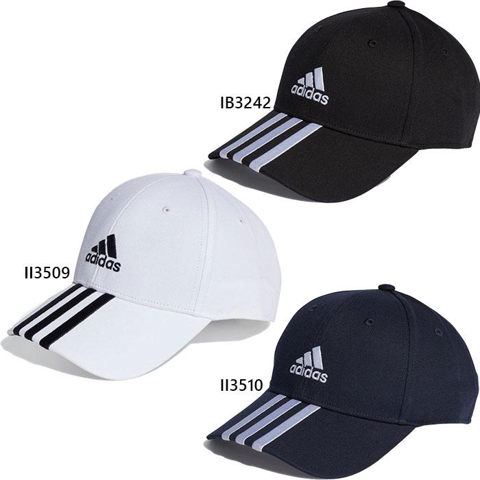 adidas アディダス メンズ レディース スリーストライプス コットンツイル ベースボールキャップ 帽子 カジュアル スポーツ ...