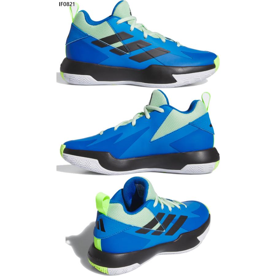 幅広 ワイド アディダス ジュニア キッズ クロス イーエム アップ セレクト バスケットボールシューズ バッシュ 小学生 中学生 ...