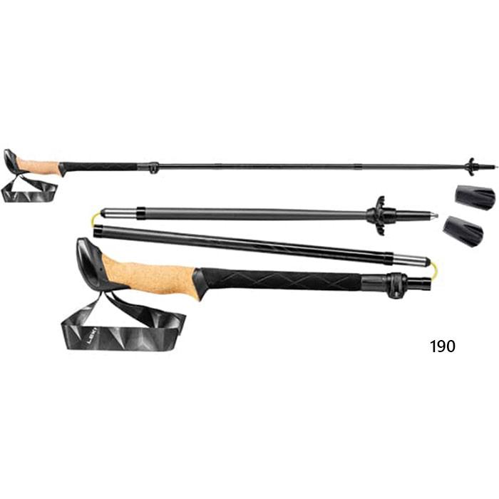 キャラバン メンズ レディース ブラックシリーズ FX カーボン レキ LEKI トレッキングポール ストック 山登り 登山用品 折りたたみ式 ブラック 黒 送料無料 CARAVAN 1300445 キャラバン（caravan） メンズ レディース ブラックシリーズ FX