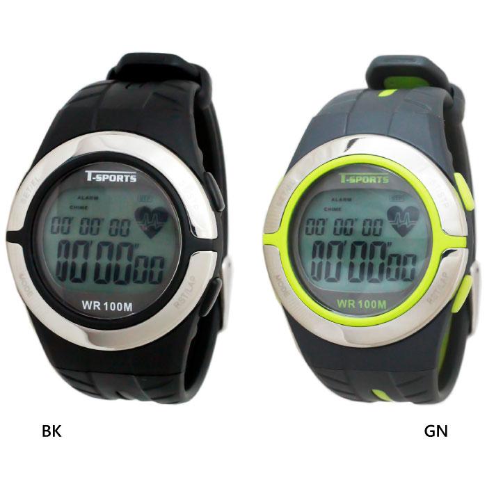 CREPHA クレファー メンズ レディース T-SPORTS ティースポーツ デジタルウオッチ 心拍計測 腕時計 スポーツウォッチ TS-D028 : バイタライザー - 通販 ...