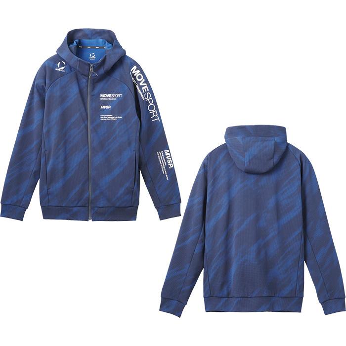 DESCENTE デサント メンズ レディース ムーブスポーツ MOVESPORT サンスクリーン Sunscreen NIR 総柄グラフィック ジャージフーディー トレーニング トップス ...