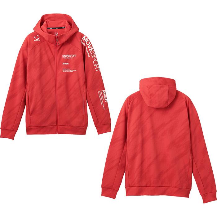 DESCENTE デサント メンズ レディース ムーブスポーツ MOVESPORT サンスクリーン Sunscreen NIR 総柄グラフィック ジャージフーディー トレーニング トップス ...