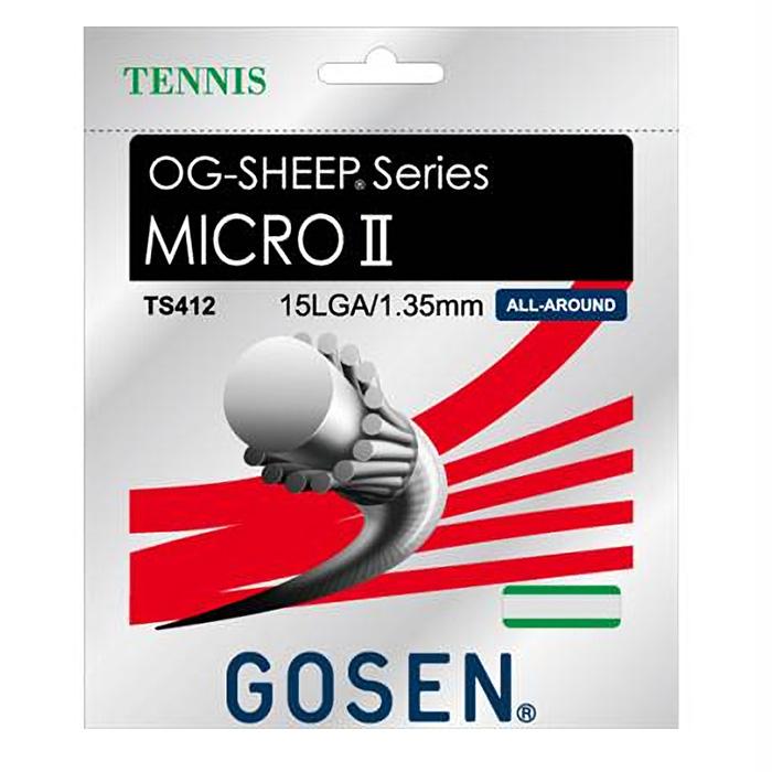 GOSEN 12.2m ゴーセン メンズ レディース OGシープミクロ2 15L ホワイト 硬式テニス用品 ガット ストリング TS412W : バイタライザー - 通販 - Yahoo!ショッピング