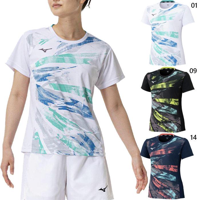 MIZUNO ミズノ レディース ゲームシャツ テニス バドミントンウェア トップス 半袖 62JAC228 : バイタライザー - 通販 - Yahoo!ショッピング