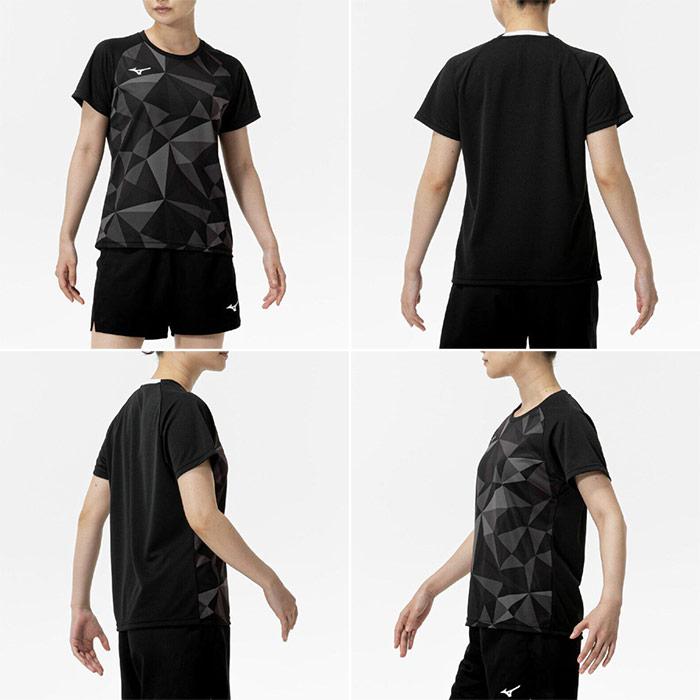 MIZUNO ミズノ レディース ゲームシャツ ラケットスポーツ テニス バドミントンウェア トップス 半袖 62JAC221 : バイタライザー - 通販 - Yahoo!ショッピング