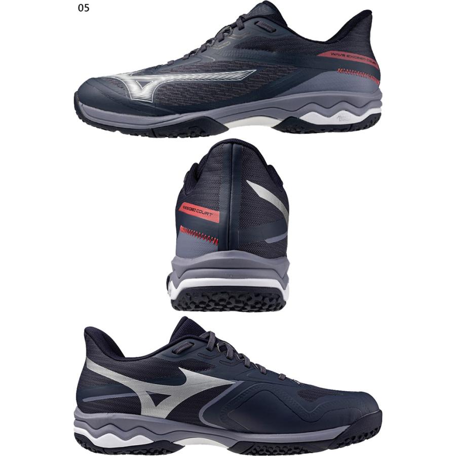 MIZUNO 3E幅 ワイド ミズノ メンズ レディース ウエーブエクシードコート WIDE OC テニスシューズ クレー 砂入り人工芝コート 61GB2518 : バイタライザー - 通販 ...