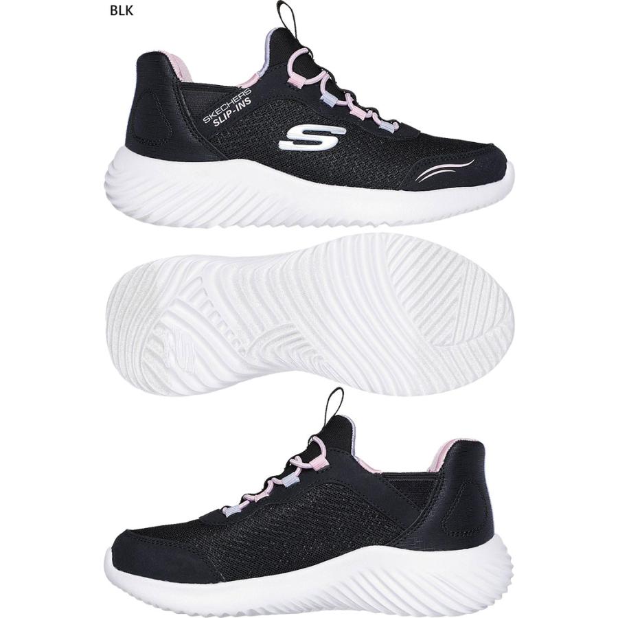 スケッチャーズ ジュニア キッズ スリップインズ バウンダー シンプル キュート SLIP-INS BOUNDER スニーカー シューズ 運動 ...