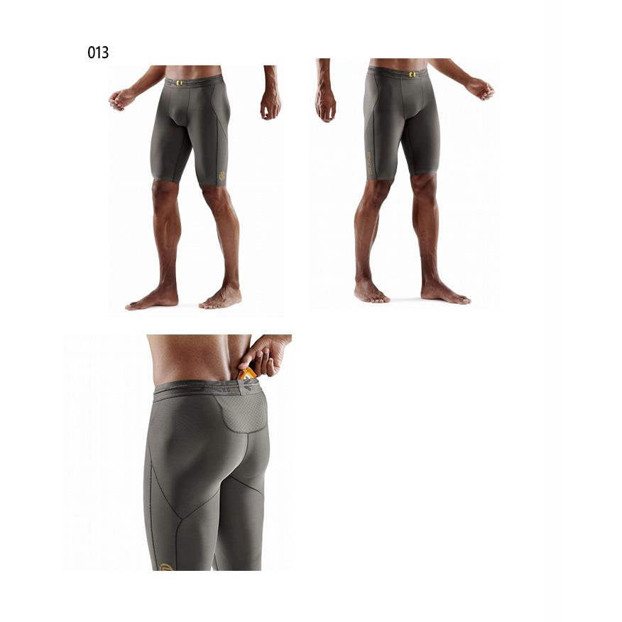 スキンズ メンズ SERIES-5 ハーフタイツ アンダーウェア スポーツインナー 陸上競技 筋力トレーニング ブラック 黒 ネイビー 送料無料 skins 18171540 SKINS（スキンズ） メンズ SERIES-5 ハーフタイツ アンダーウェア