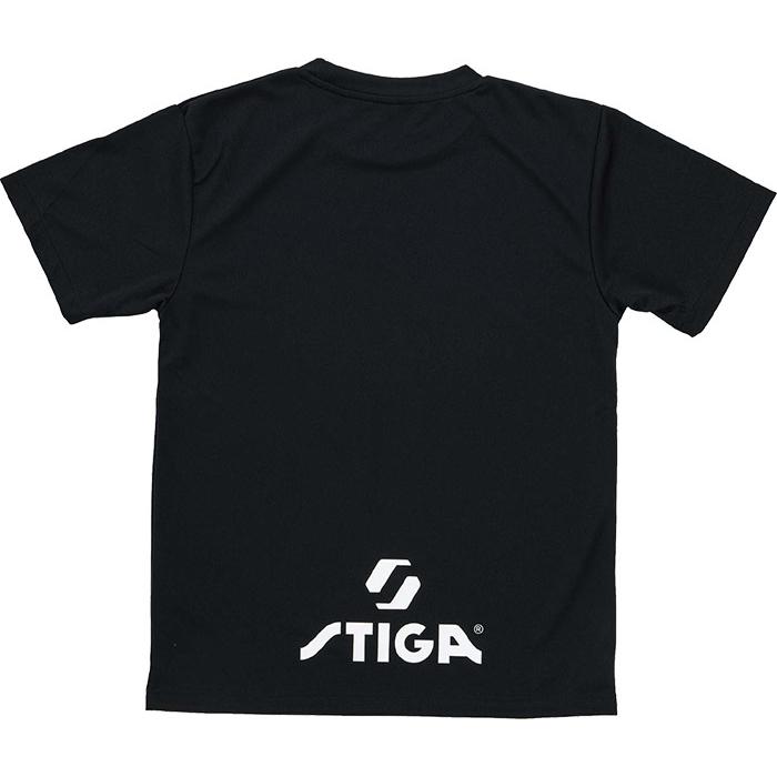 STIGA スティガ メンズ レディース ジュニア ロゴ Tシャツ JP1 Logo T Shirt JP-I 卓球ウェア トップス 半袖 ...