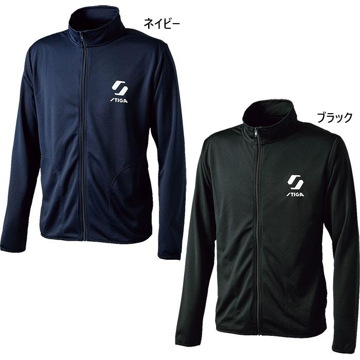 STIGA スティガ メンズ レディース ライジップジャケットJP-I DRY ZIP JACKET 卓球ウェア トップス 長袖 1840 ...