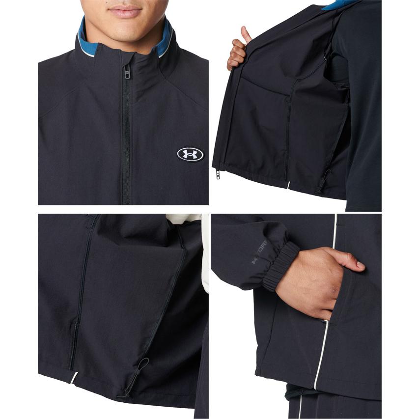 UNDER ARMOUR（アンダーアーマー） メンズ UAナイロン トラックジャケット 上着 アウター トップス 撥水加工 長袖 ...