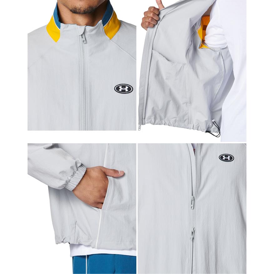 UNDER ARMOUR（アンダーアーマー） メンズ UAナイロン トラックジャケット 上着 アウター トップス 撥水加工 長袖 ...