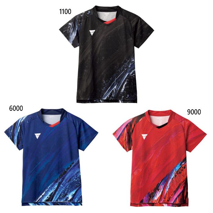 Victus JTTA公認 ビクタス メンズ V-NGS407 卓球ウェア トップス 半袖 吸汗速乾 512403 : バイタライザー ...