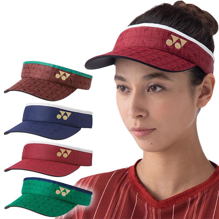 YONEX ヨネックス レディース サンバイザー テニス用品 帽子 UVカット 背面マジックテープ方式 40101 : バイタライザー - 通販 - Yahoo!ショッピング