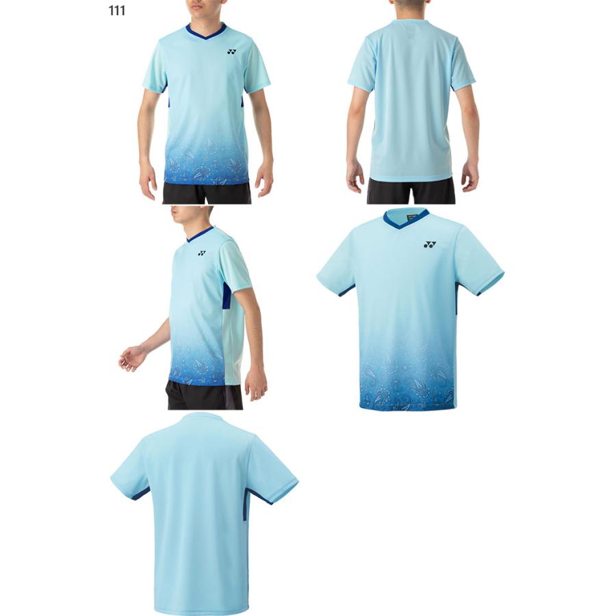 YONEX（ヨネックス） メンズ レディース ゲームシャツ フィットスタイル テニス バドミントンウェア トップス 半袖Tシャツ 10604 ...