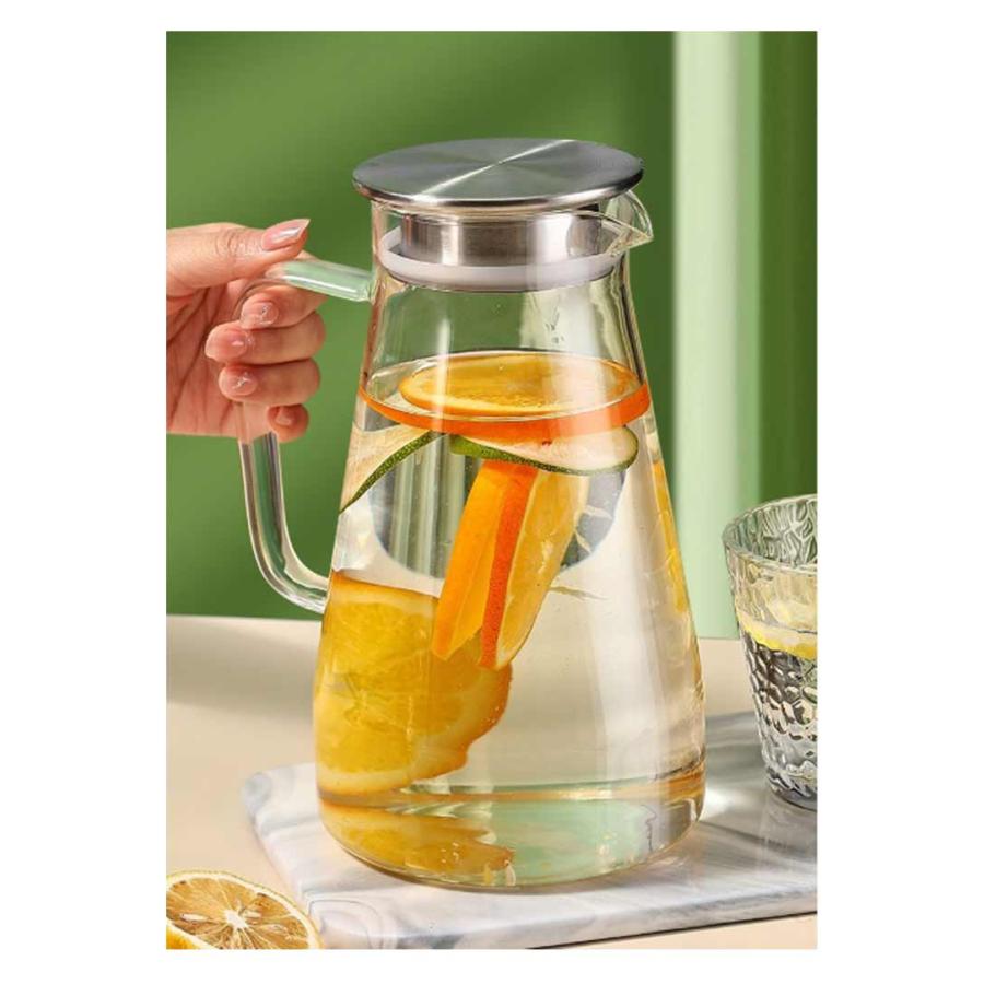 ティーポット 直火 ガラスケトル 2.6リットル ガラスピッチャー 耐熱ガラスポット 耐熱ガラス 2600ML 1900ML 1700M : VitaLuce - 通販 - Yahoo!ショッピング