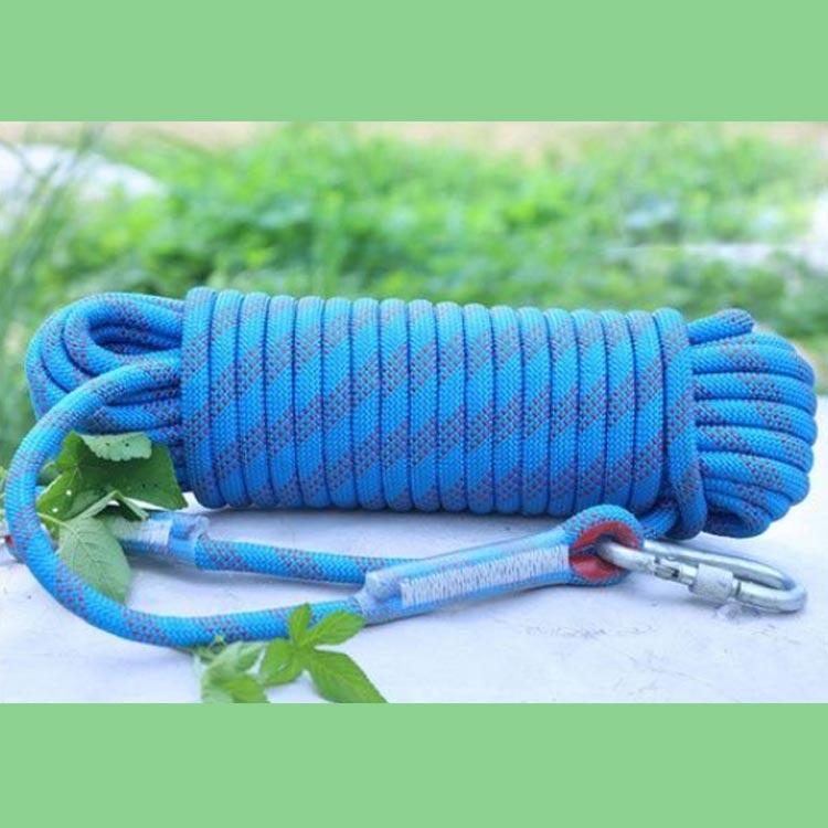 登山 12mm 多目的ロープ ザイル ロープ クライミング 手袋付き クライミングロープ 10mm 10m 多機能ロープ カラビナ付き アウトドア フ : VitaLuce - 通販 ...