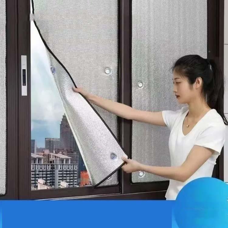 断熱シート UVカット はがせる 網戸用 吸盤式 サンシェード 夏 窓ガラス 窓 アルミシート 窓用 遮熱 遮光シート 目隠シート 冬 アルミ 断熱 : VitaLuce - 通販 ...