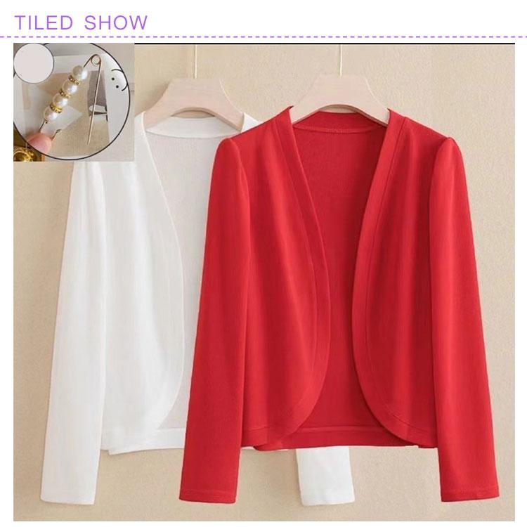 カーディガン レディース 長袖 UVカット アウター 羽織り 夏用 ショート丈 薄手 軽量 通気性 カジュアル 大きいサイズ 紫外線対策 : VitaLuce - 通販 - Yahoo!ショッピング