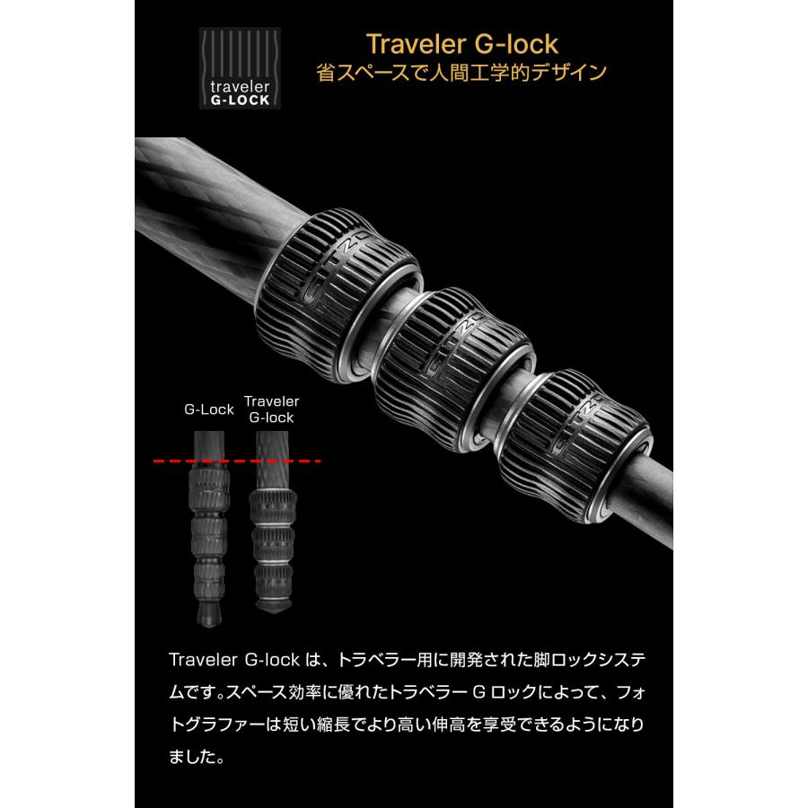 トラベラー（ジッツオ） 【OUTLET】トラベラー三脚GT2545T+雲台GH1382QDキット GK2545T-82QD [Gitzo ジッツオ 2型 カーボン 4段 QDボール雲台キット ...