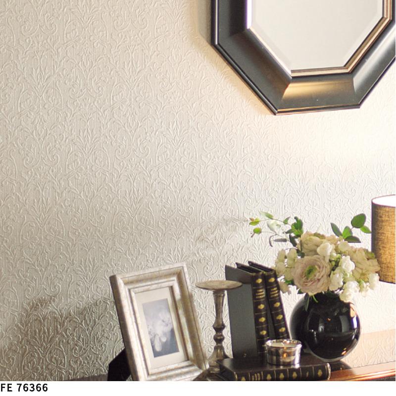 サンゲツ FE76366 壁紙 植物柄 ホワイト系 エレガント フィルム汚れ防止 賃貸 補修 おしゃれ 壁紙貼り替え リフォーム のり付き のりなし ファイン : ビバ建材通販 職人工房 ...