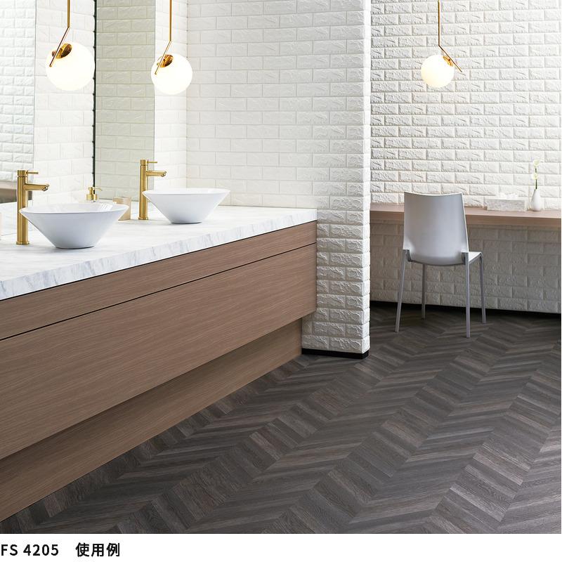 FS4205 長尺シート 土足対応 東リ マチュアNW 2mm厚 182cm巾 ブラック木目 メタルスヘリンボーン : fs4205 : ビバ建材通販 職人工房 - 通販 - Yahoo!ショッピング