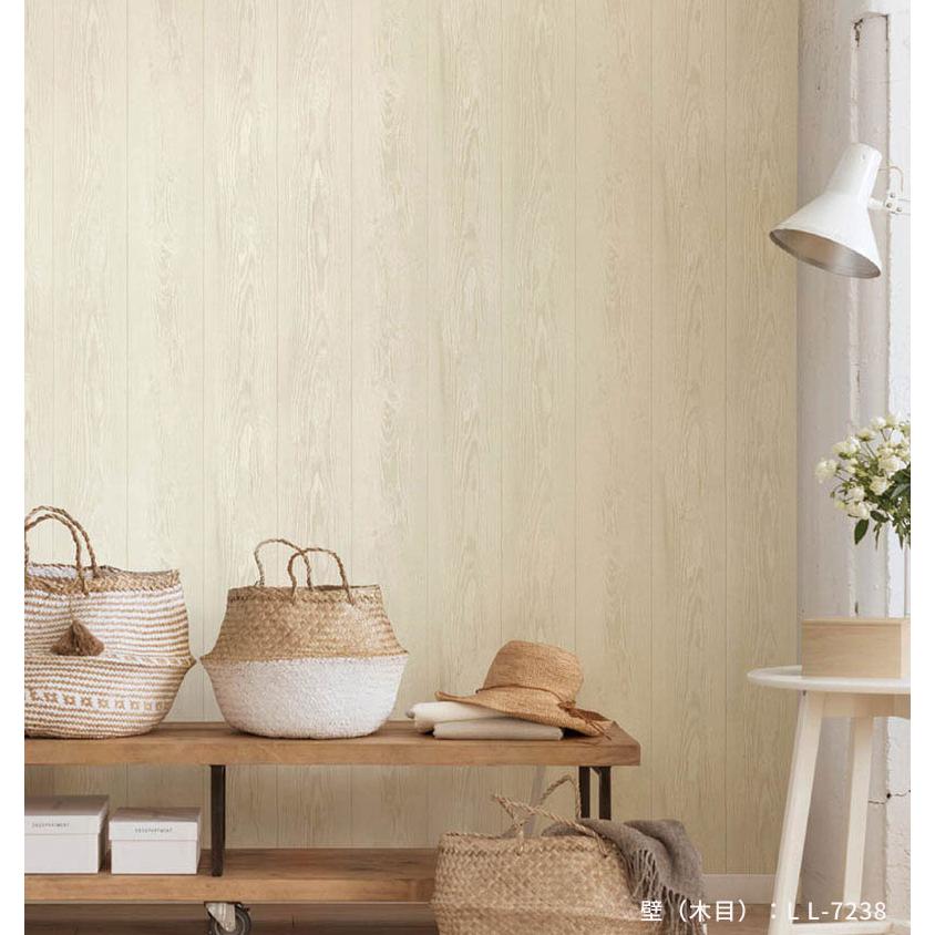 リリカラ LL-7238 壁紙 木目調 ウッド 可愛い ナチュラル のりなし のり付き壁紙 : ビバ建材通販 職人工房 - 通販 - Yahoo!ショッピング