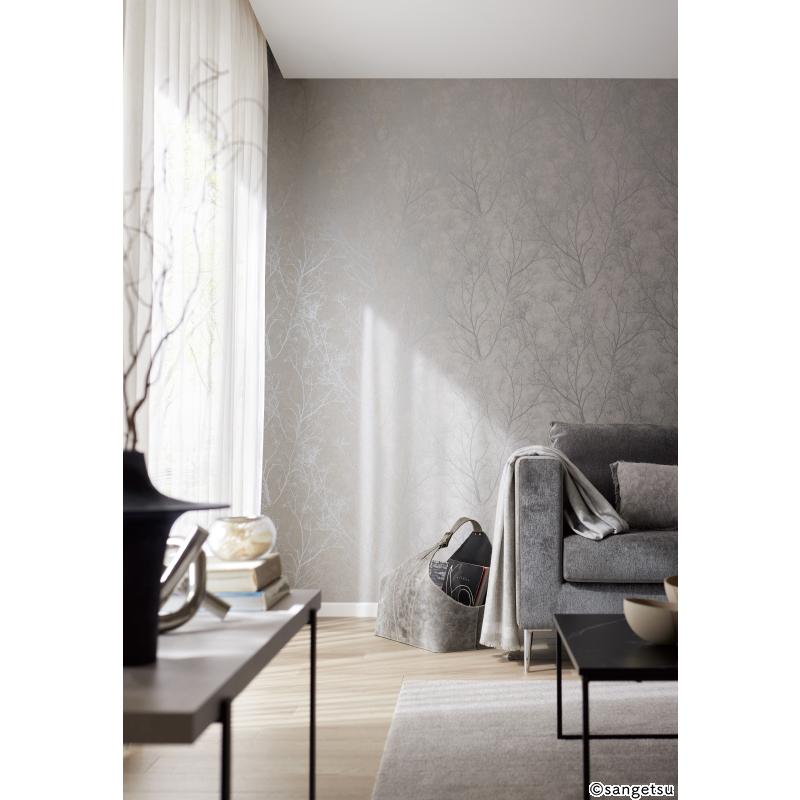 サンゲツ FE76752 壁紙 モダン 植物柄 木 木立ち グレー系 賃貸 補修 おしゃれ 壁紙貼り替え リフォーム のりなし ファイン : ビバ建材通販 職人工房 - 通販 - Yahoo ...