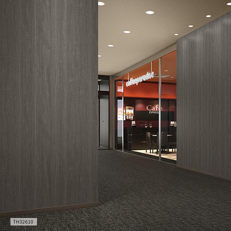 サンゲツ 壁紙 おしゃれ 補修 DIY 貼替 リフォーム プライベート ワークスペース リアル木目 PROGRESS WOOD アッシュ板柾 のり付き のりなし フェイス TH32610 ...