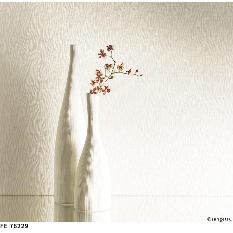 壁紙 織物調 ホワイト系 白系 縦縞 ベーシック 賃貸 補修 リビング 寝室 子供部屋 おしゃれ 壁紙貼り替え リフォーム のり付き のりなし サンゲツ ファイン : fe6067-6068 ...