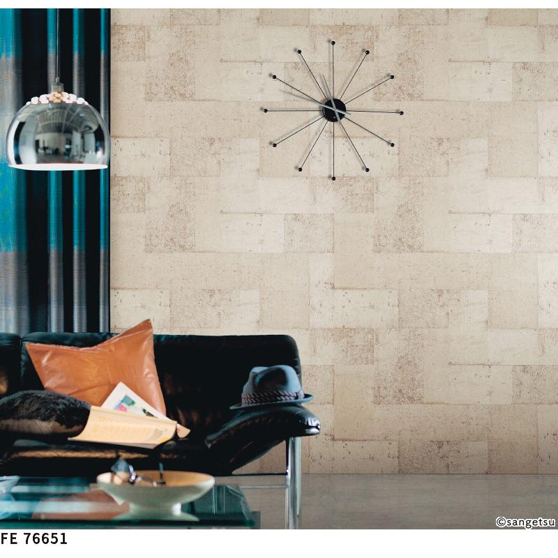 サンゲツ（SANGETSU） FE76651 壁紙 コンクリート調 モダン 賃貸 補修 キッチン トイレ リビング おしゃれ 壁紙貼り替え リフォーム のりなし ファイン : ビバ建材通販 ...