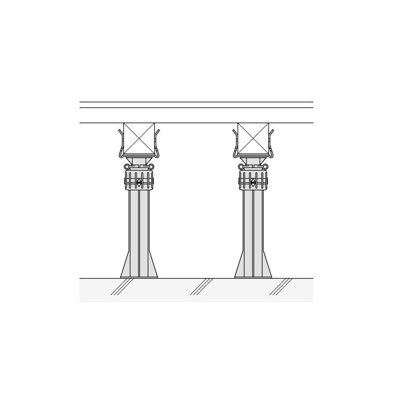 JOTO 束 ゆかづか 城東テクノ 30個入 YS-2438B 対応寸法 265〜394mm : ビバ建材通販 DIY店 - 通販 - Yahoo!ショッピング
