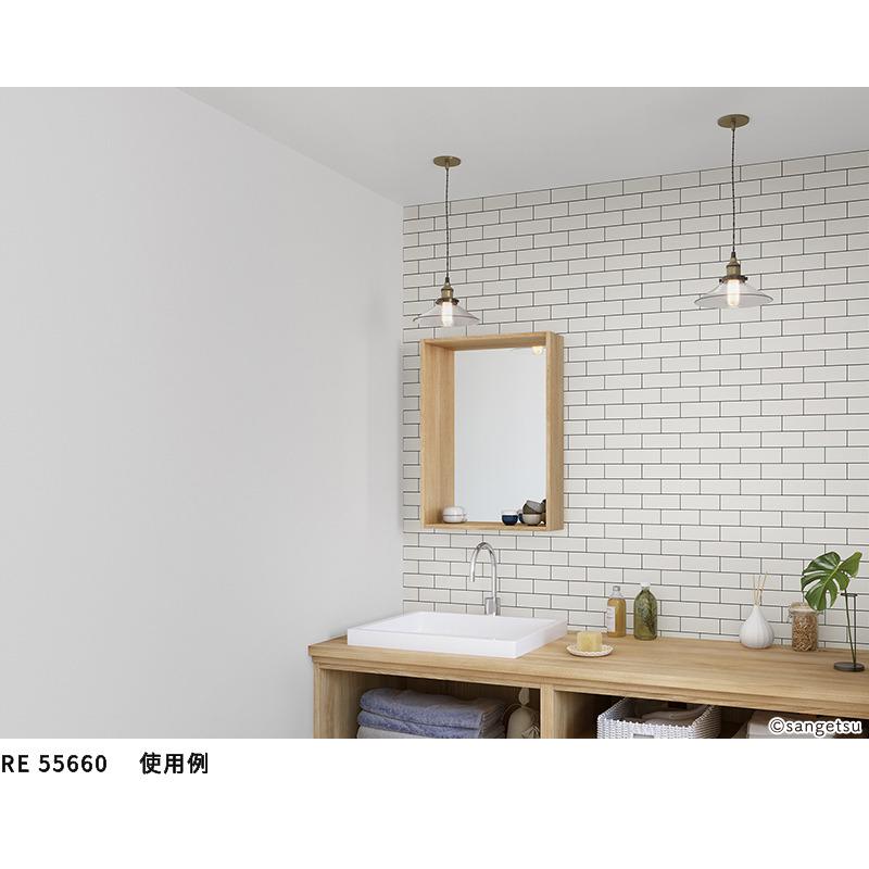 サンゲツ 壁紙 タイル調 ホワイト系 水回り 洗面所 のり付き のりなし クロス : ビバ建材通販 DIY店 - 通販 - Yahoo!ショッピング