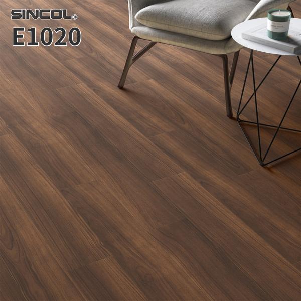 ポンリューム E1020 クッションフロア おしゃれ diy 掃除 簡単 抗菌 シンコール 1.8mm厚 182cm巾 スムースチーク 木目 ...