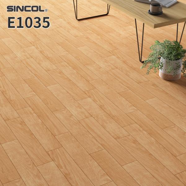 ポンリューム E1035 クッションフロア おしゃれ diy 掃除 簡単 抗菌 シンコール 1.8mm厚 182cm巾 オーク 木目 ...