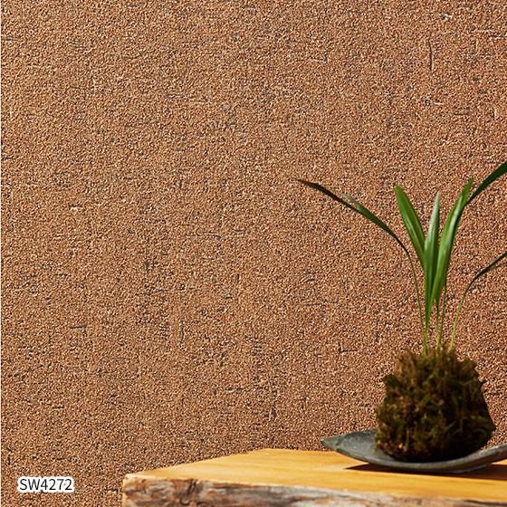 (期間限定送料無料) コルク柄 壁紙 のりなし クロス おしゃれ シンコール ウォールプロ 1m単位販売 :sw4272-4273:ビバ建材 ...