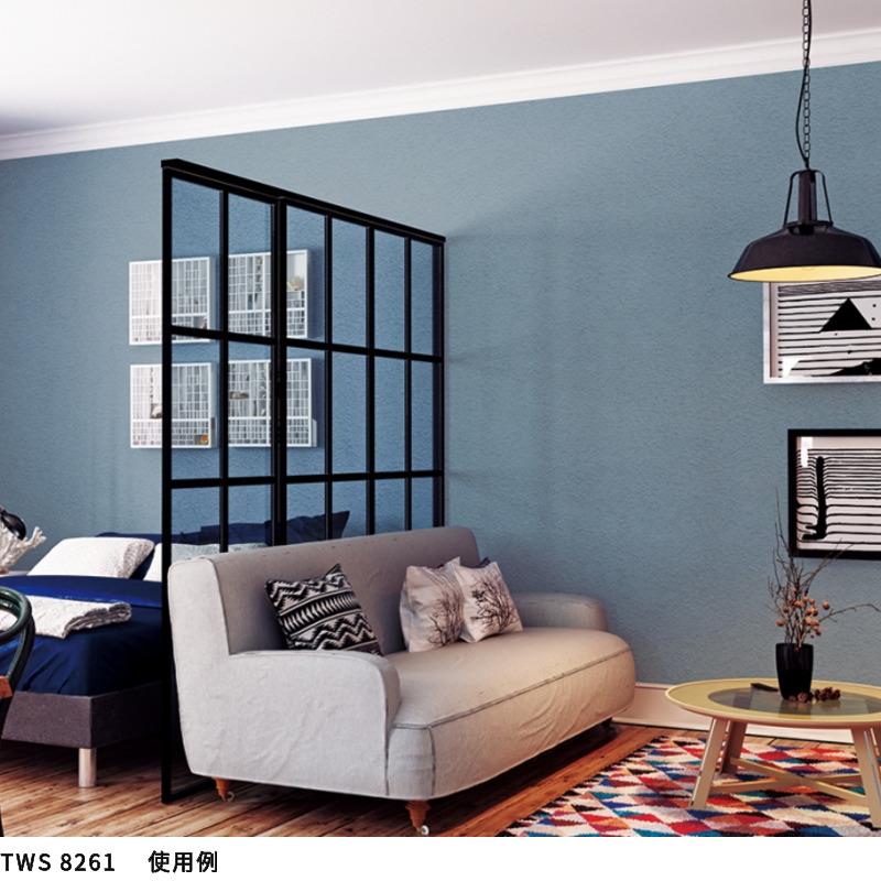 トキワ TWS8261 織物調 壁紙 パインブルS : ビバ建材通販 DIY店 - 通販 - Yahoo!ショッピング