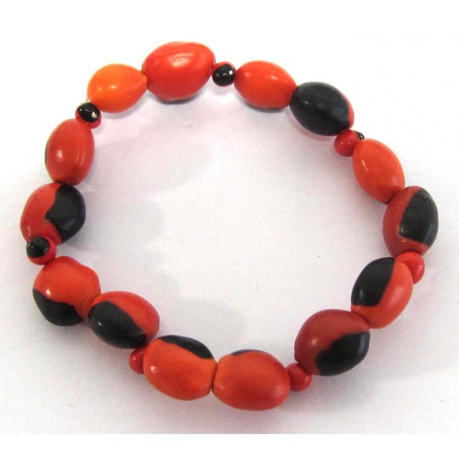 【HUAIRURO BRASELET】南米ペルーのお守り ワイルーロの実で作られたチャーム プレスレット :HUAI-PULSERA ...