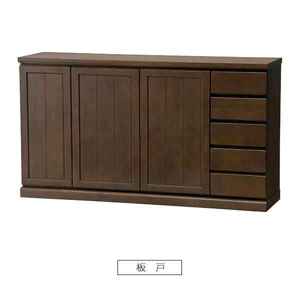 大雪木工 サイドボード MB色 幅153 奥行39 高さ85.5 オーク材 Figaro フィガロ 北海道生産 組立設置 送料込み : viventie - 通販 - Yahoo!ショッピング