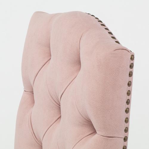 チェア イス ダイニングチェア ハイバック 一人掛け 椅子 いす 木製 シャーベットピンク 布地 アンティーク調 ヴィンセント 9014-18F237B : ビビアンドココ ヤフー店 - 通販 ...