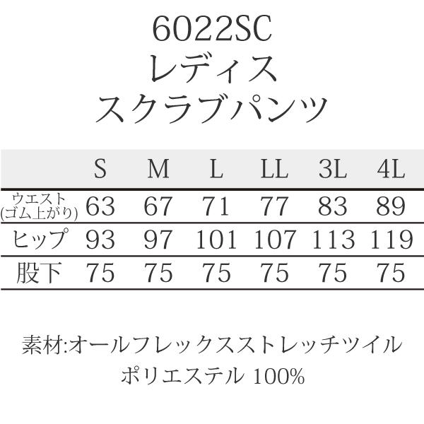 6022SC パンツ スクラブ 両脇ポケット レディース PANTONE パントン 医療 医者 看護師 ユニフォーム FOLK 介護 ナース ...
