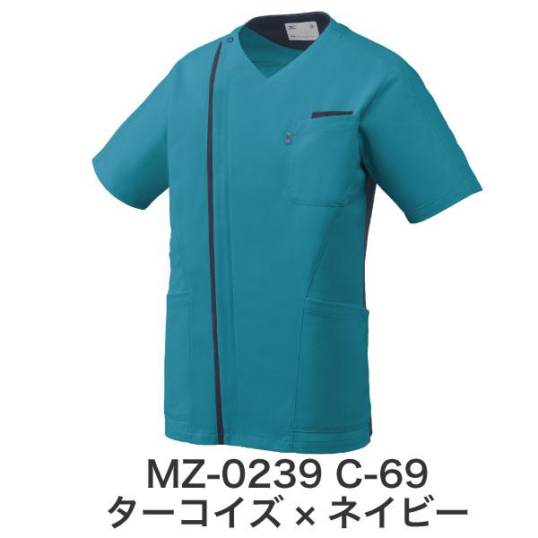 MIZUNO MZ-0239 スクラブ 半袖 メンズ 医療用 白衣 看護師 医師 ドクター クリニック 病院 介護 : vivid closet - 通販 - Yahoo!ショッピング