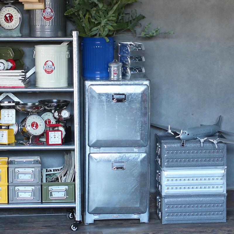 100-133GV DOUBLE DECKER GALVANIZED トラッシュカン ダブルデッカー 送料無料 ダルトン DULTON : 100-133gv : ビビドリー雑貨ストアー ...