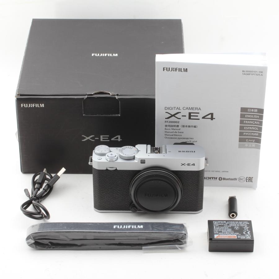FUJIFILM 【ショット数164回】FUJIFILM 富士フィルム X-E4 ボディ : 千石カメラYahoo!店 - 通販 - Yahoo!ショッピング