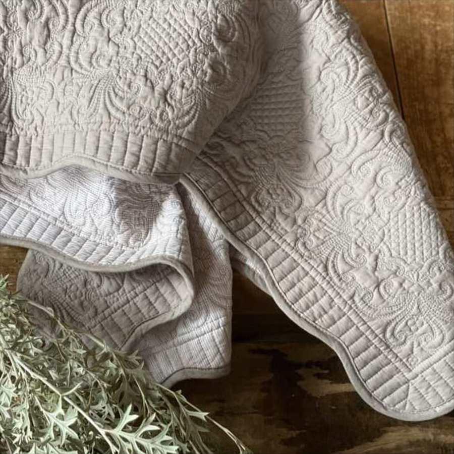 グレーキルト 3サイズ 200×250cm マルチカバー リバーシブル シャビー インテリア コットン100％ : ヴィヴィアンヤフーショップ - 通販 - Yahoo!ショッピング