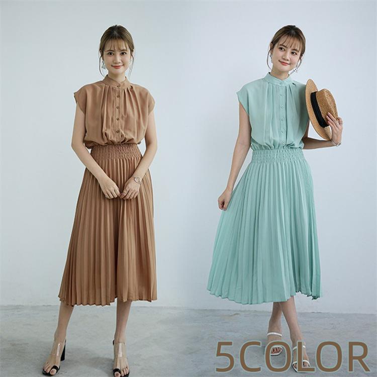 レディース ワンピース ロング マキシワンピ シフォン プリーツスカート お呼ばれ 上品 エレガントvivishow : VIVISHOW - 通販 - Yahoo!ショッピング